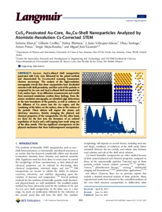 CuS2‐Passivated Au-Core, Au3Cu-Shell nanoparticles analyzed by Atomistic-Resolution Cs-Corrected ...